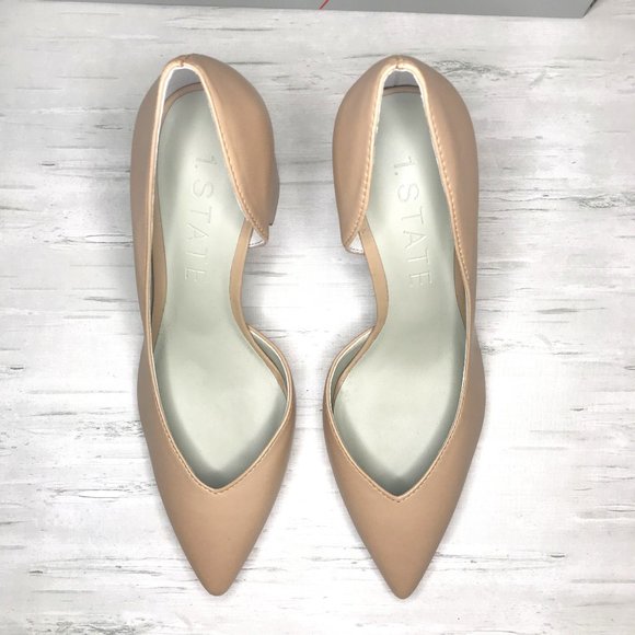 1. State | Shoes | New State Sisteen Half Dorsay Block Heel Pump | Poshmark